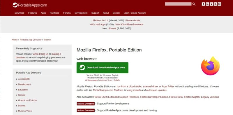 Firefox Portable 64bit 日本語版のダウンロード方法＆インストール方法解説 - enjoypclife.net